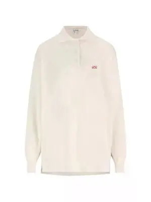 Loewe Embroidered Logo Polo Sweater