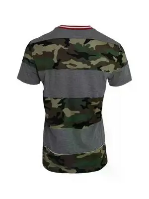 Dolce & Gabbana Camouflage Patchwork Logo T-shirt