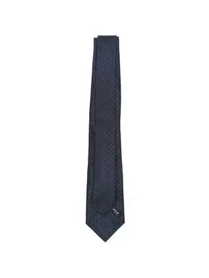 Kiton Geometric Jacquard Tie