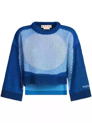 Marni Intarsia-knit Cotton Jumper