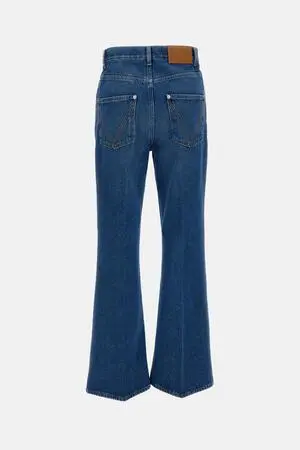 Bottega Veneta Flared Cotton-denim Jeans - Blue