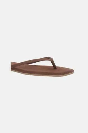 Tkees Lily Square-toe Flip-flops - Brown