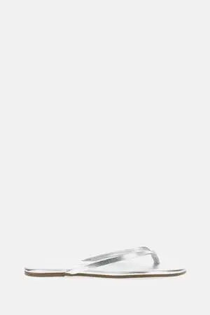 Tkees Metallic Flip Flops - Silver