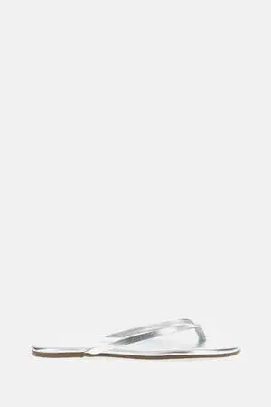 Tkees Metallic Flip Flops - Silver