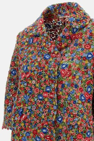 Pero Embroidered Double-breasted Blazer