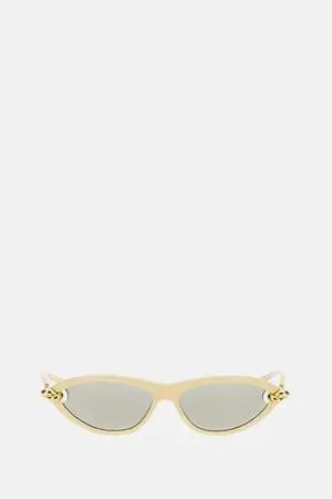 Bottega Veneta Cat-eye Sunglasses - Gold
