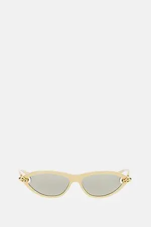 Bottega Veneta Cat-eye Sunglasses - Gold
