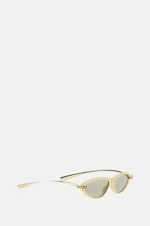 Bottega Veneta Cat-eye Sunglasses - Gold