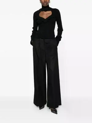 Balenciaga High-waist Wide-leg Trousers