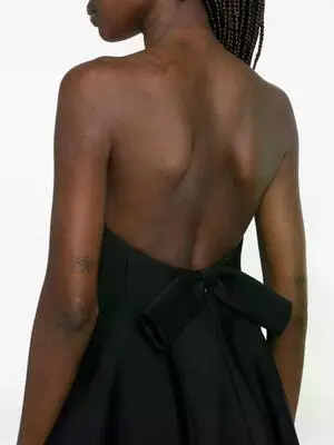 Balenciaga Mini Balloon Dress With Bow Detail