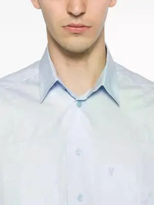 Vetements Cropped Raw-edge Shirt