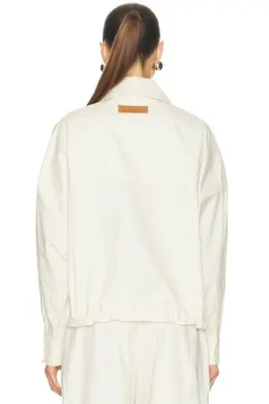 Stella McCartney Washed Cotton Bomber Jacket