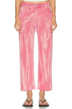 R13 Boyfriend Straight Leg Jeans