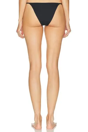 Staud Sisley Side Tie Bikini Bottom - Black
