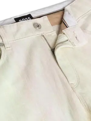 BOSS Five-pocket Brushed Denim Jeans