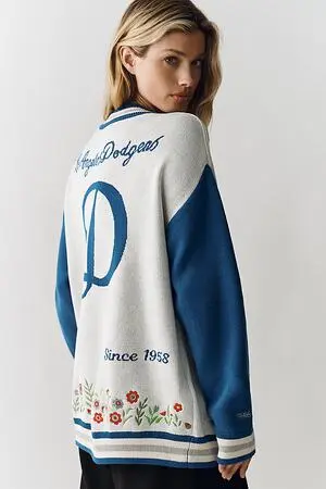 Mitchell & Ness Mlb Embroidered Sweater Vest - Dodgers