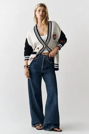 Mitchell & Ness Mlb Cardigan With Embroidered Details - Mets