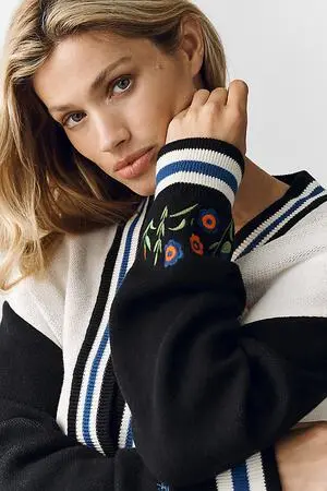 Mitchell & Ness Mlb Cardigan With Embroidered Details - Mets