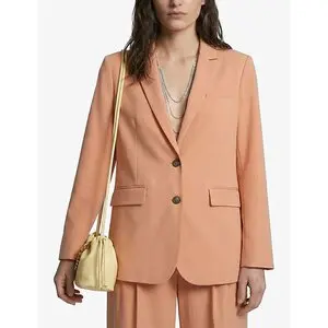 The Kooples Notch-lapel Blazer In Lyocell, Linen, And Cotton