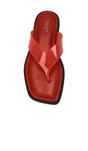 Rag & Bone Gracie Jelly Thong Sandals - Red