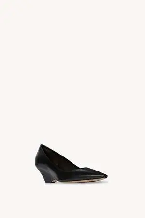 THE ROW Liisa Wedge Heel - Black
