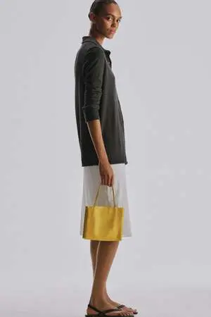 THE ROW Long Sleeve Collared Cardigan