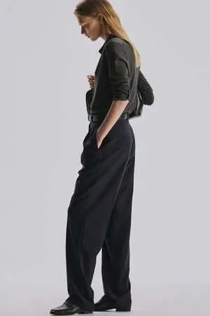 THE ROW Long Sleeve Collared Cardigan