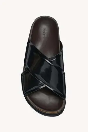 THE ROW Cross Strap Flat Sandals