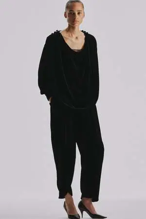 THE ROW Esteban Draped Boatneck Top