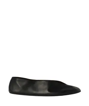 THE ROW Fay Flat Two Slip-on Shoes - Black