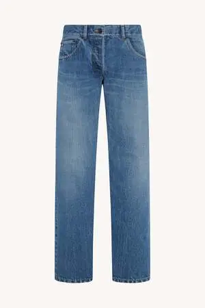THE ROW Fima Jean - Medium Indigo