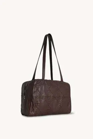 THE ROW Astra Bowling Bag In Glossy Nappa Leather