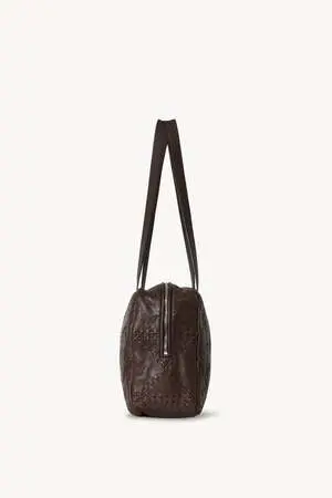 THE ROW Astra Bowling Bag In Glossy Nappa Leather
