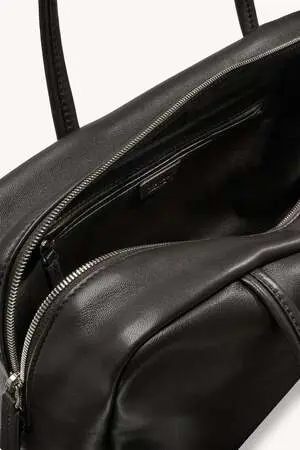 THE ROW Astra Bowling Bag In Glossy Nappa Leather
