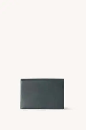 THE ROW The Row Folded Clutch Dark Pine
