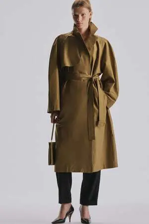 THE ROW Amapola Trench Coat - Sandy Buff