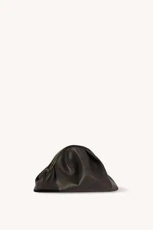 THE ROW Charlotte Clutch Bag - Dark Brown