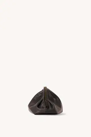 THE ROW Charlotte Clutch Bag - Dark Brown