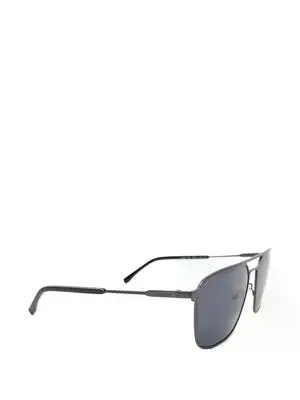 Lacoste Double-bridge Rectangle-frame Sunglasses