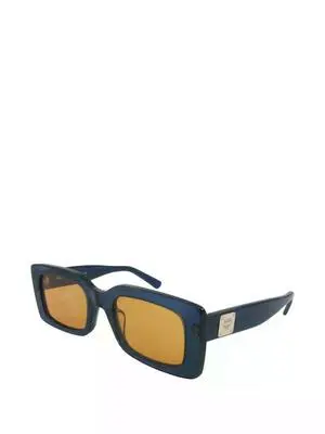Mcm Rectangle Frame Sunglasses With Logo Plaque