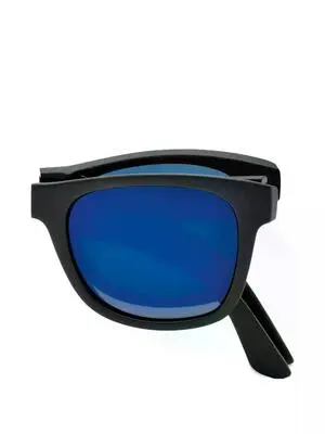 Lacoste Foldable Rectangle-frame Sunglasses - Black
