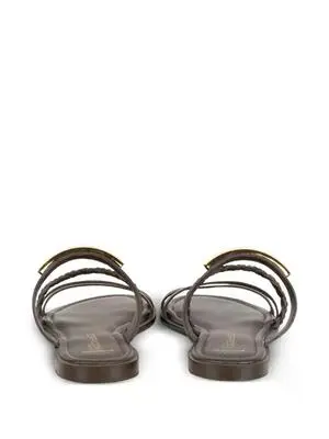 SPAZIO CORRIDONI 1 Braided Metal-detail Sandals