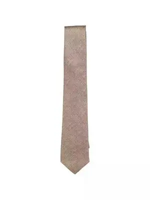 GIERRE MILANO Silk Neck Tie - Brown