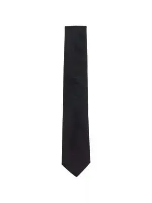 GIERRE MILANO Silk Neck Tie - Black