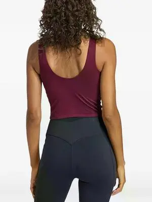 Adidas 3-stripes Studio All Me Logo-print Cropped Tank Top