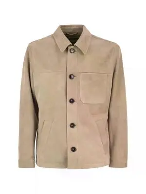 PT TORINO Suede Shirt Jacket