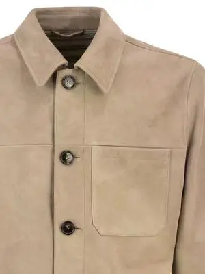 PT TORINO Suede Shirt Jacket