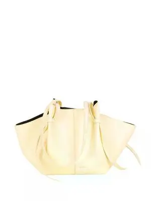 Yuzefi Mochi Leather Clutch Bag - Neutrals