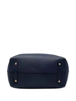 Burberry Large Leather Belt Bag Satchel - Blue