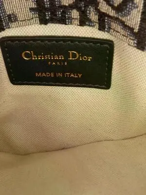 Dior Oblique Canvas Saddle Belt Bag - Blue